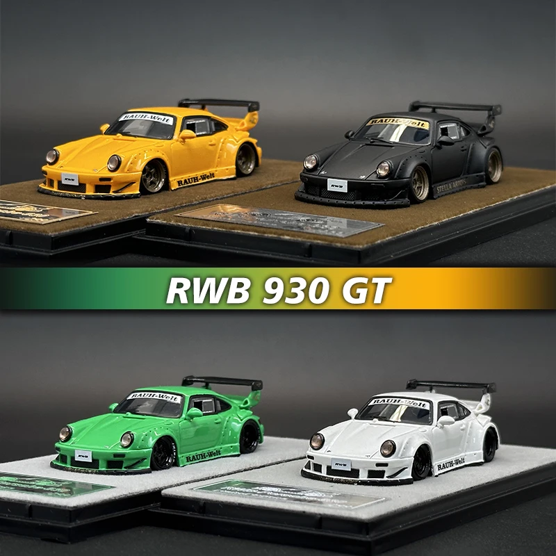 Qidian-In-Stock-1-64-RWB-930-GT-Tail-Resin-Diorama-Car-Model-Collection ...