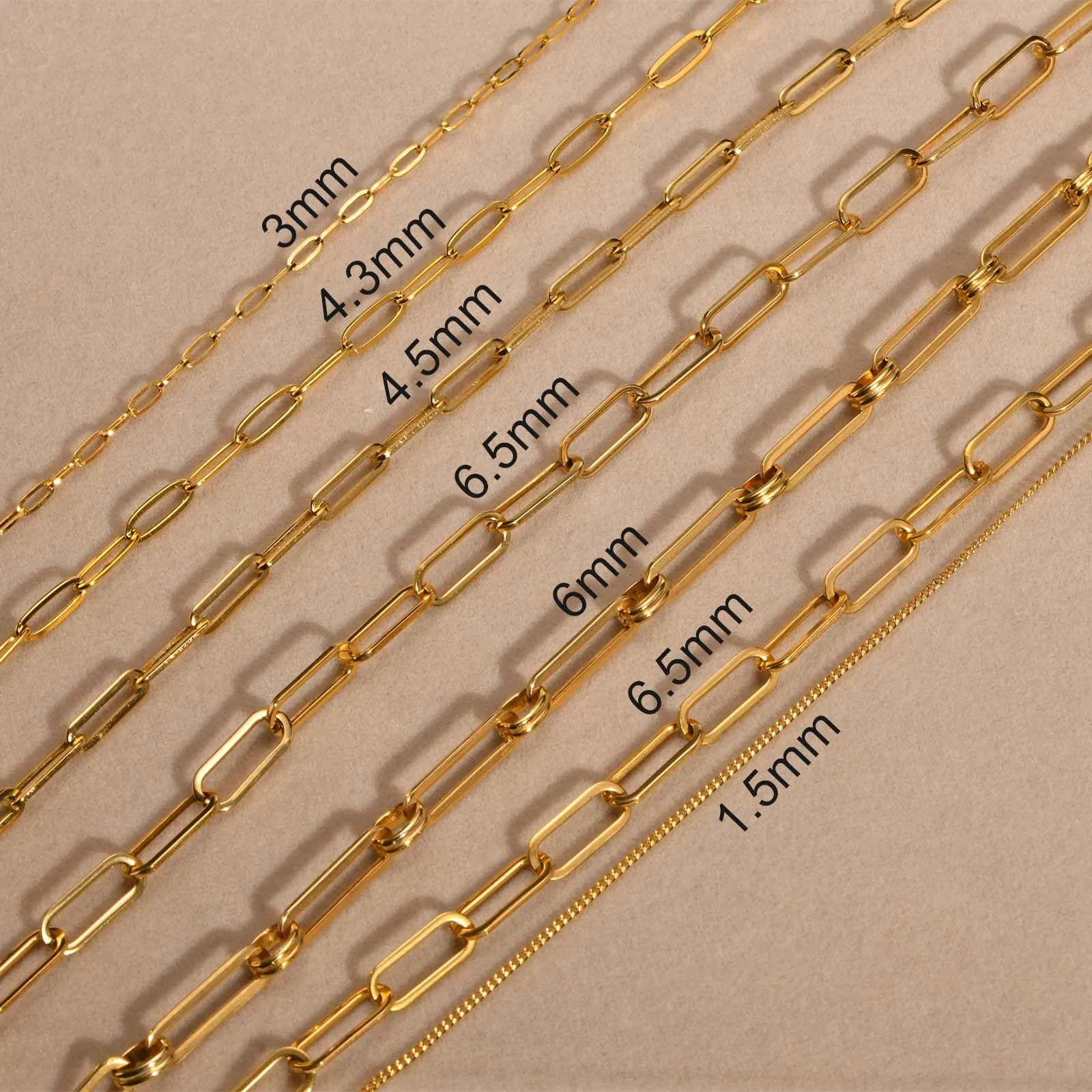 Vnox-Chic-Paperclip-Chain-Necklaces-for-Women-Gold-Color-Layering ...