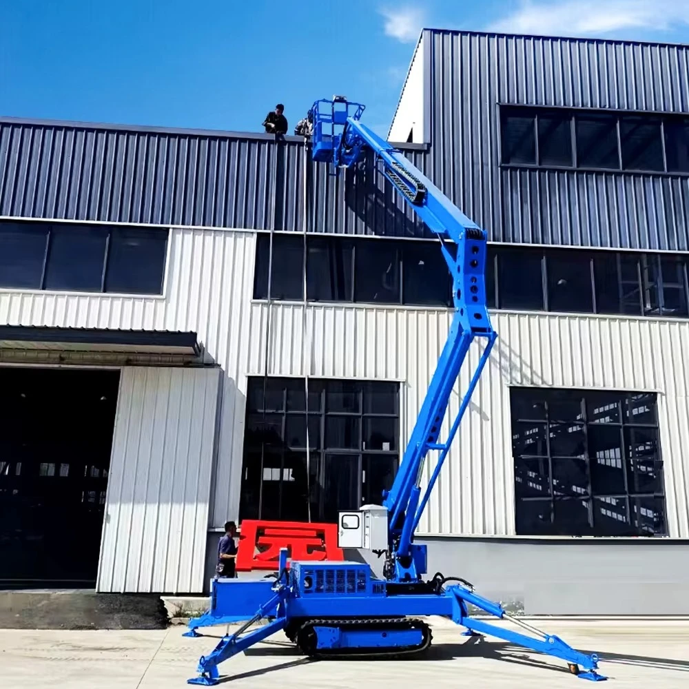 Factory Price Cherry Picker Off Road Tracked Crawler Boom Spider Lift ...