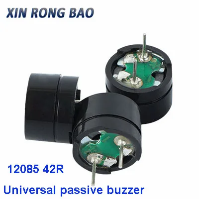 10pcs 42ω Passive Buzzer 12mm*8.5mm 12085 42r 42 Ohms Resistance Ac 3v ...