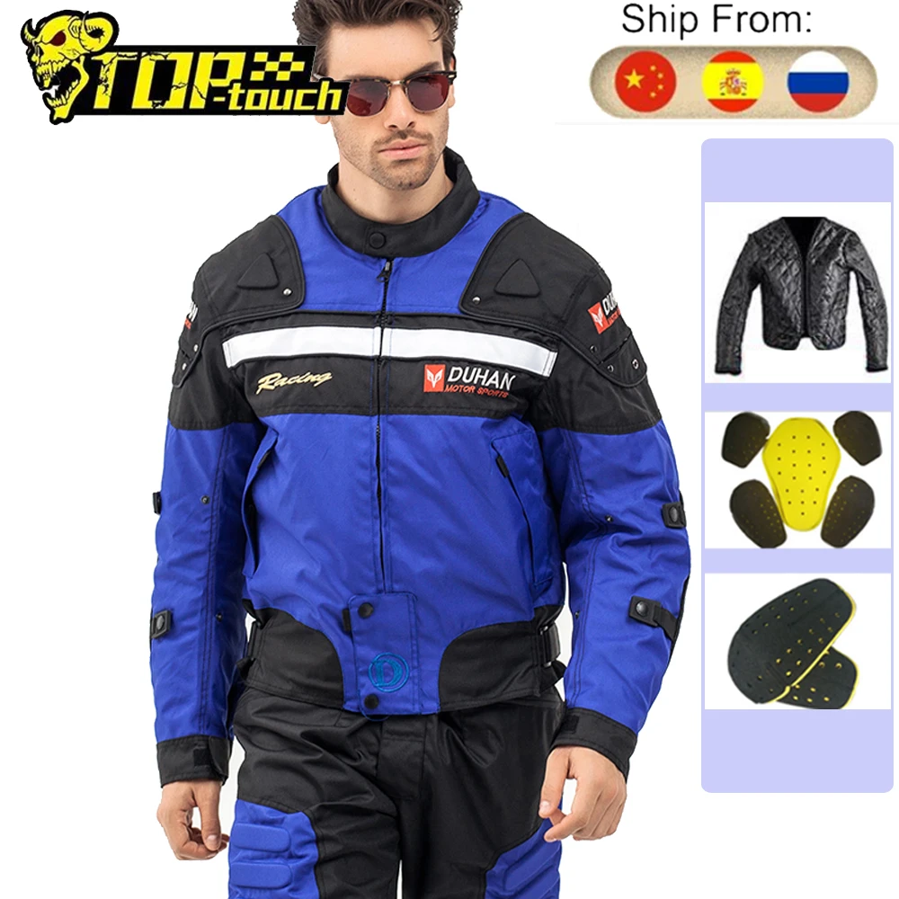 DUHAN-Men-Motorcycle-Jackets-Riding-Motocross-Enduro-Racing-Jacket-Moto ...