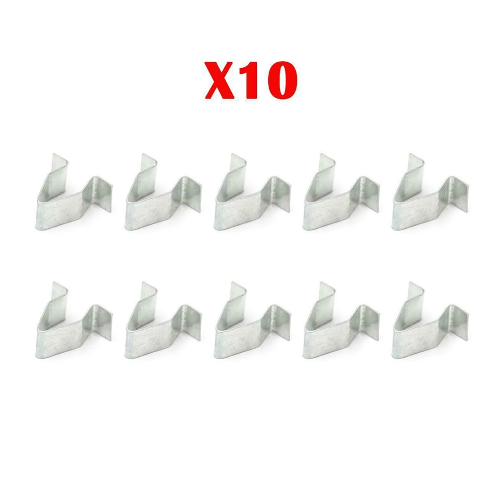 10pcs Metal Trim Panel Clips Seat 16mm Boot Tailgate Interior Lining ...