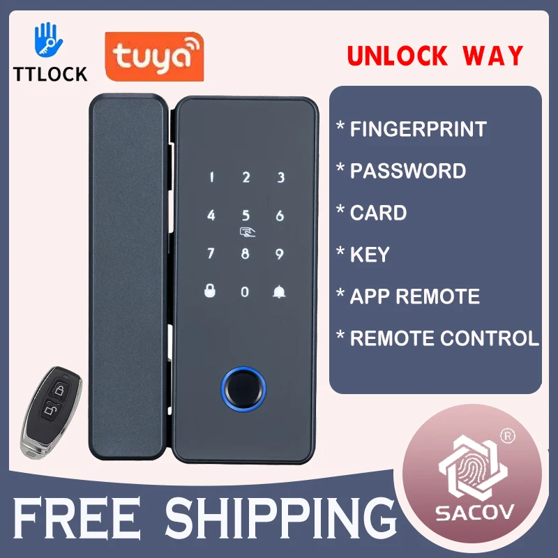 Automatic-Fingerprint-Smart-Glass-Door-Lock-With-Card-Digital-Smart ...