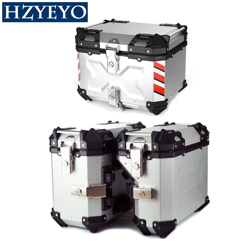 Aluminum Left & Right Side Boxes Rear Trunk For More Model Tail Case ...