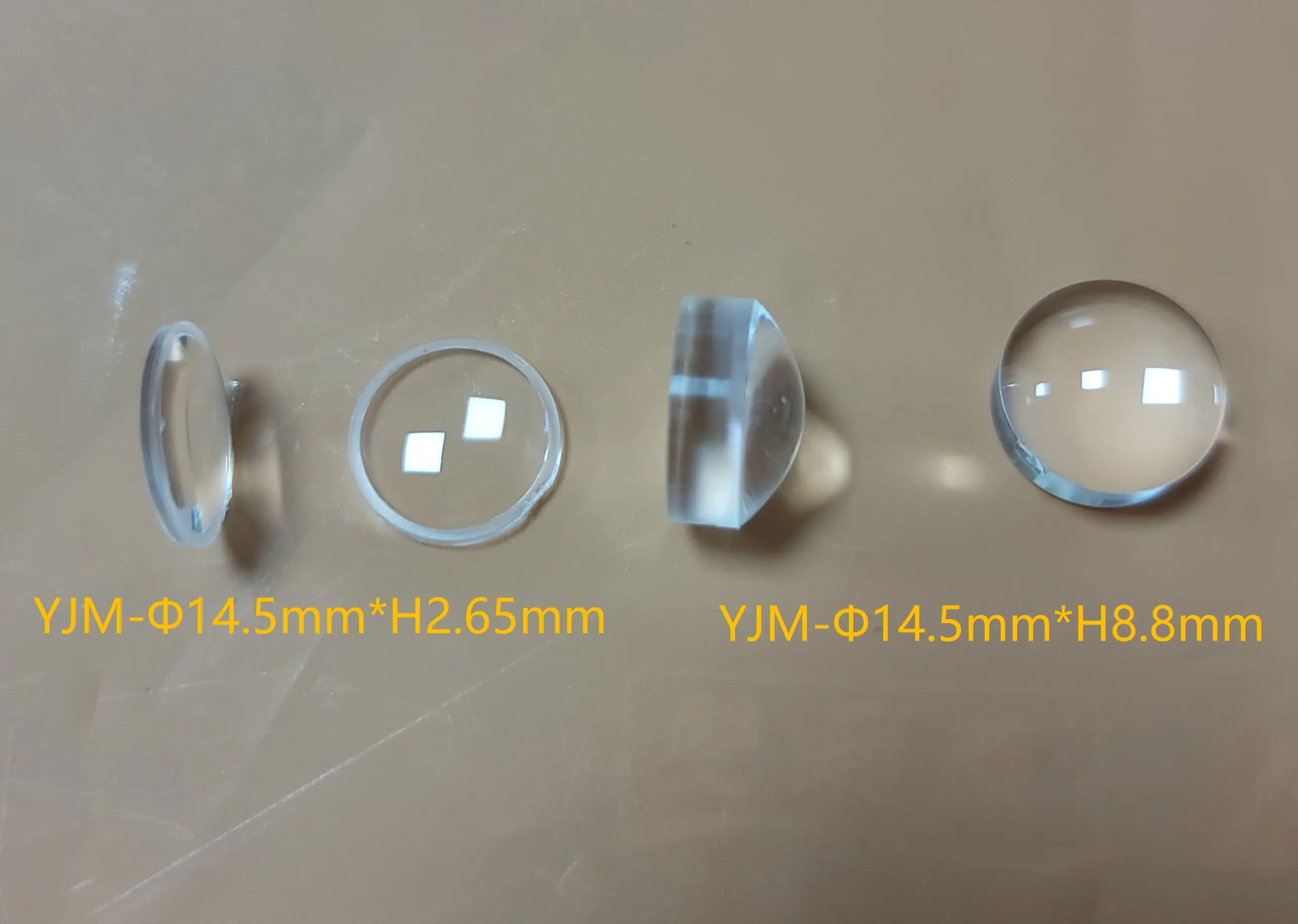 Optical-lens-Diameter-14-5mm-Double-Convex-lens-Plastic-Led-lens-1W-3W ...
