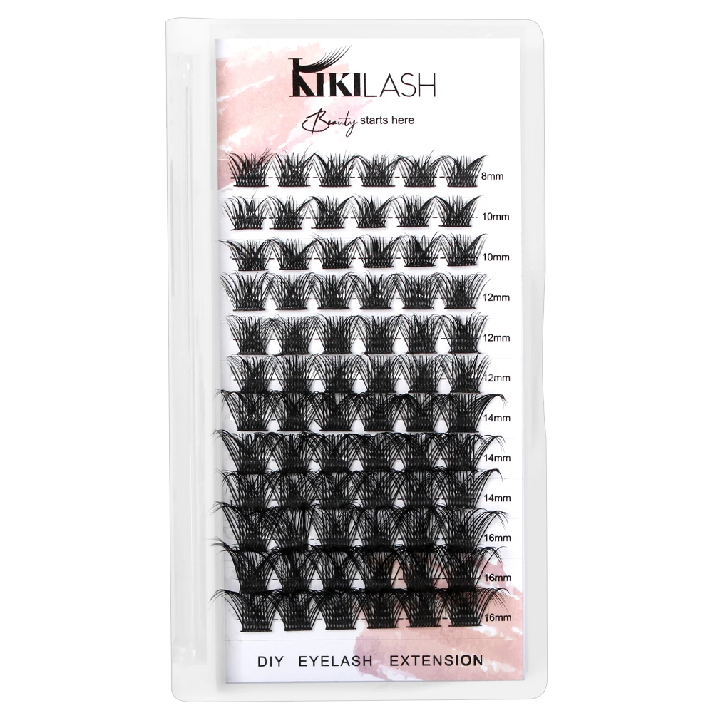 KIKI-Cluster-Segmented-False-Extension-Eyelash-DIY-Natural-Individual-Lash-Makeup-Tools-Soft-and ...
