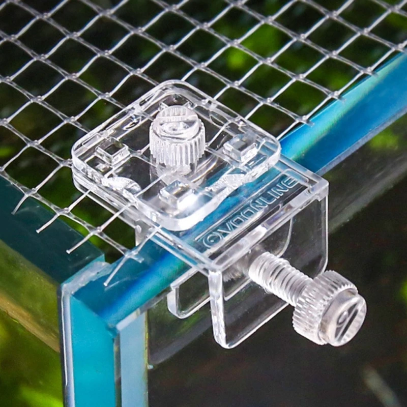 Aquarium-DIY-Net-Clamp-Mesh-Netting-Fish-Anti-jumping-Net-Clamp-Anti ...