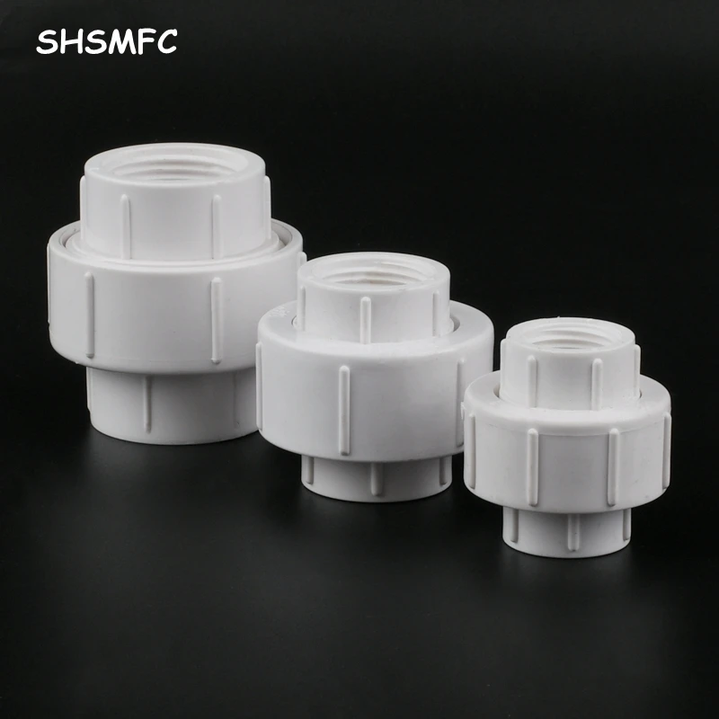 Conector-de-uni-n-de-PVC-de-doble-rosca-hembra-Uni-n-desmontable-para ...