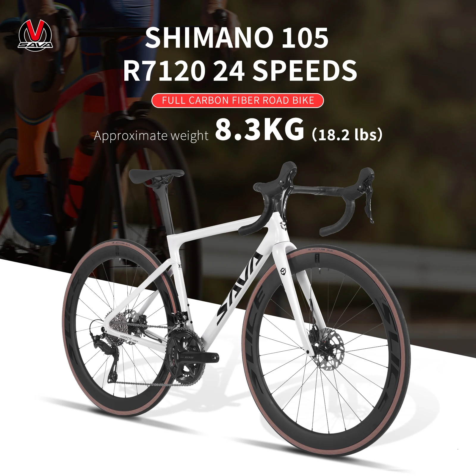 SAVA-R16-7120-Carbon-Fiber-Road-Bike-Road-Bicycle-Race-Bike-24-Speed ...