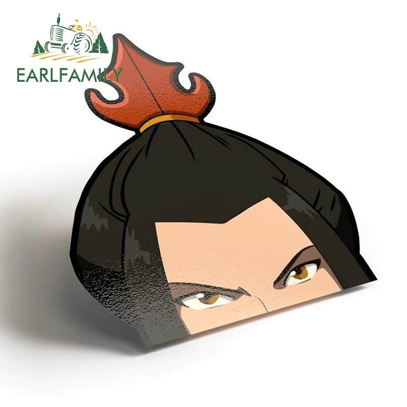Earlfamily 13cm X 11.9cm Cartoon Azula Peeker Car Sticker Chibi Big ...