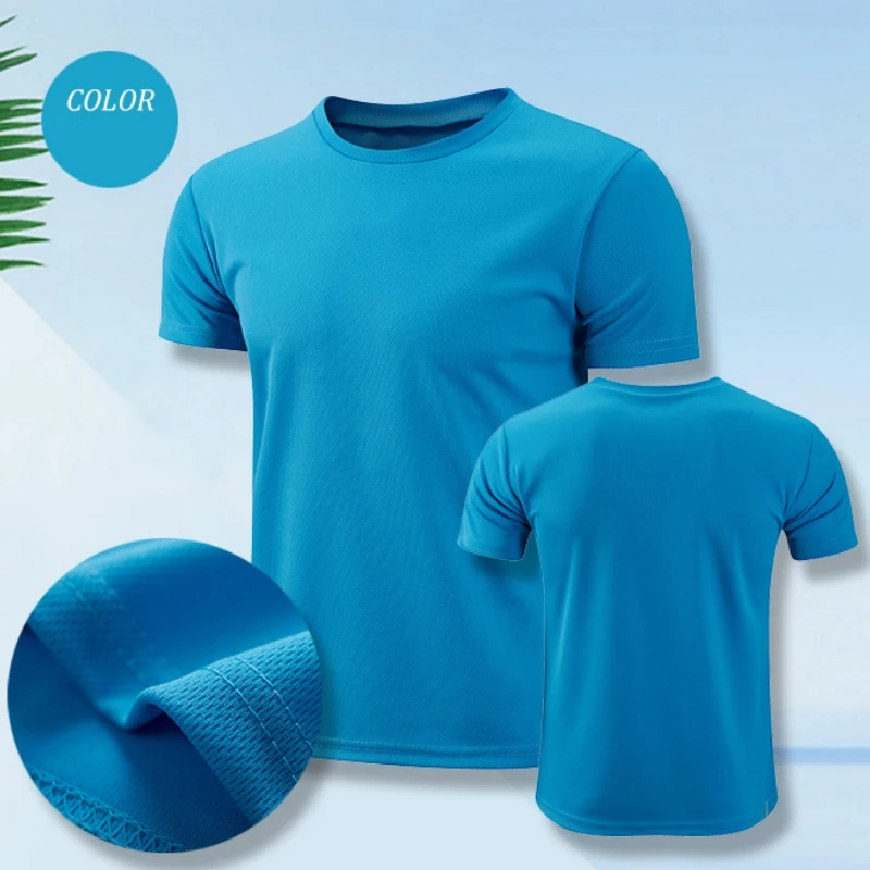 Men-Women-Quick-Dry-Short-Sleeve-Sport-T-Shirt-Gym-Jerseys-Fitness ...