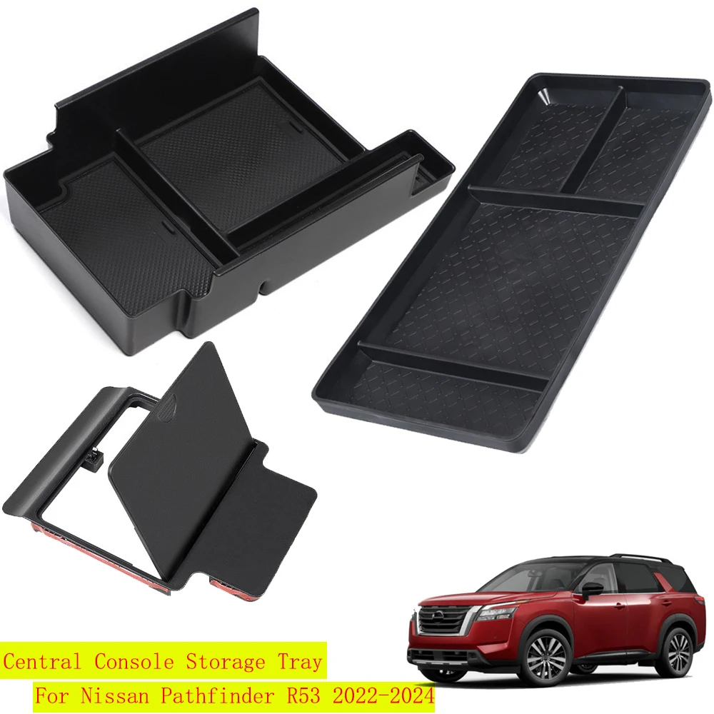 Car-Organizer-Central-Console-Armrest-Box-Storage-Case-Tray-For-Nissan ...