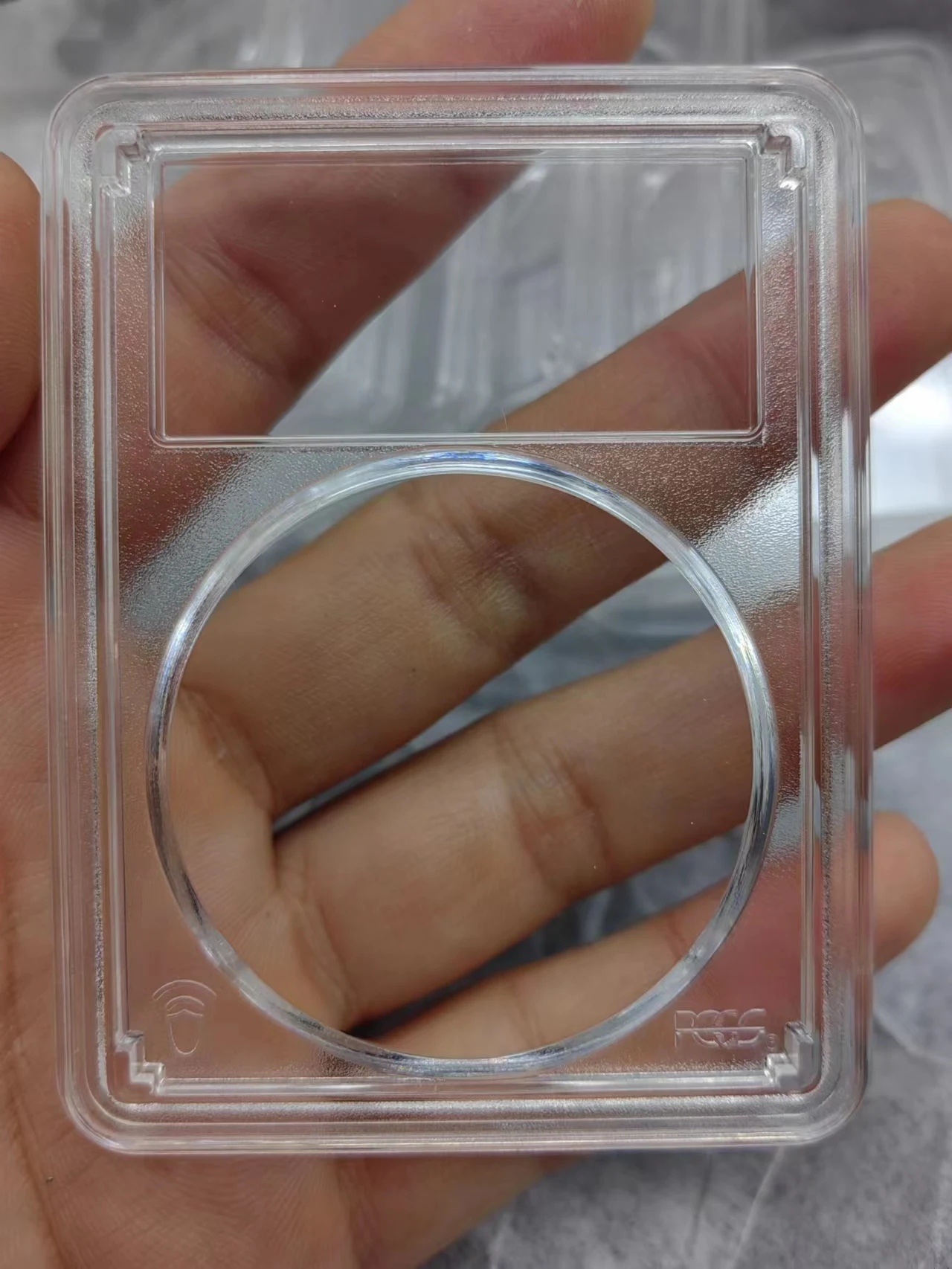 New-High-Graded-Collectibles-coin-with-Holder-PCGS-empty-Matte-Slab ...