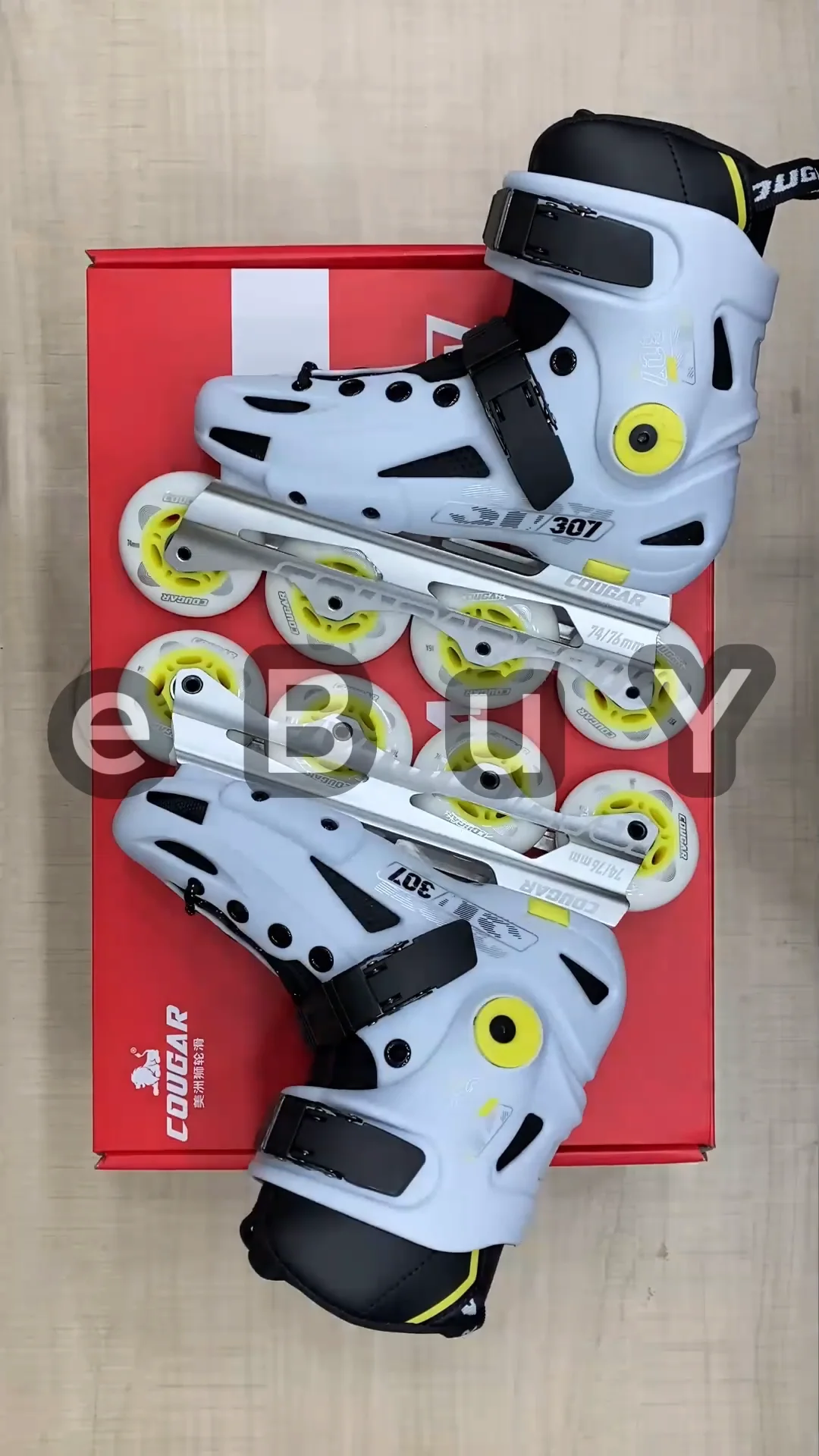 Roller Skate Shoe Cougar Model 307 For Adult Adjustable Roller Skates ...