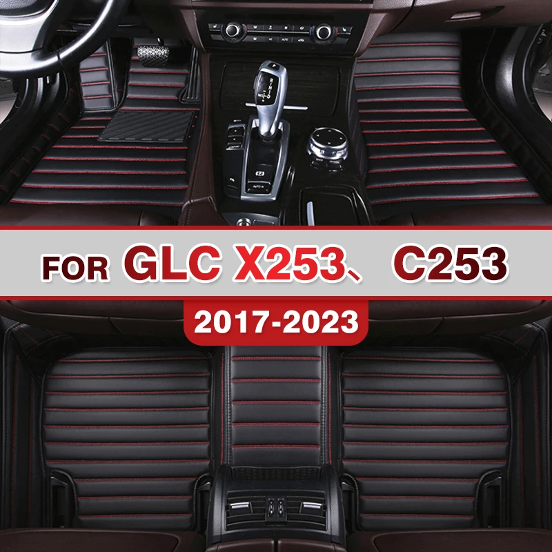 Car floor mats for BENZ GLC class X253 C253 2017 2018 2019 2020 2021 ...