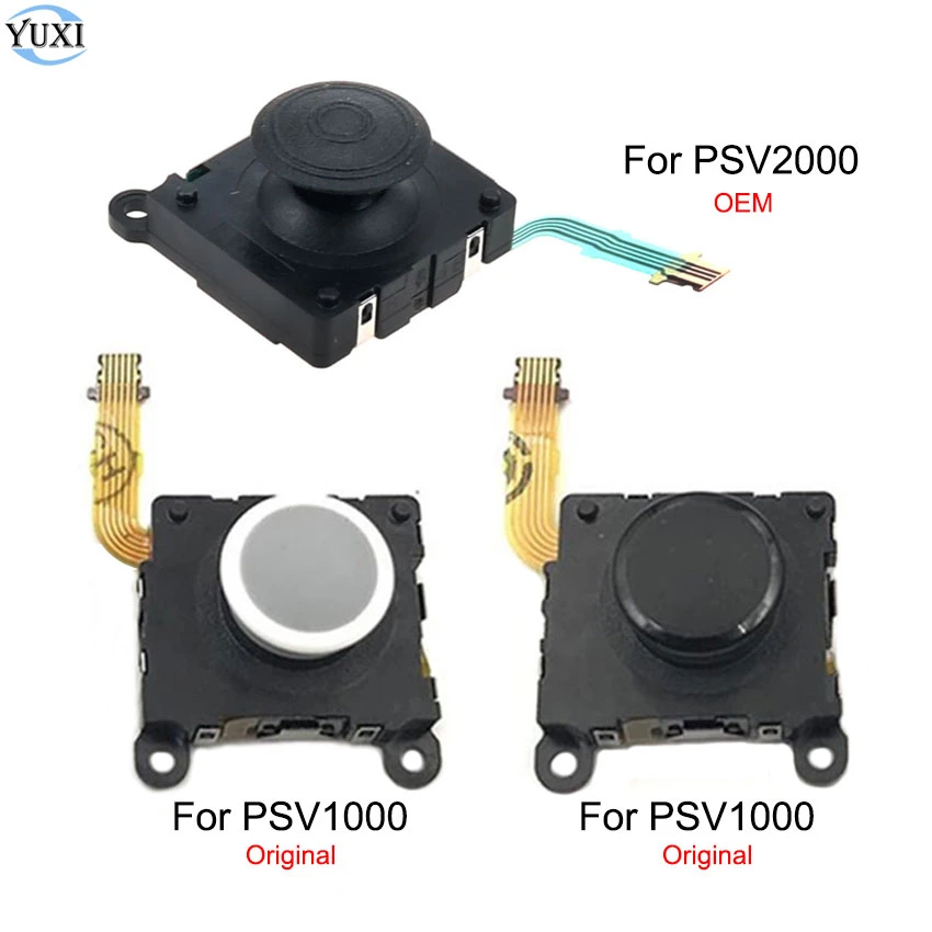YuXi Original For PSVita 1000 PSV1000 3D Button Analog Control Joystick Stick Replacement for ...