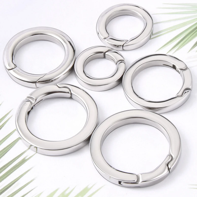 stainless steel spring carabiner | stainless steel keyrings - jewelry ...