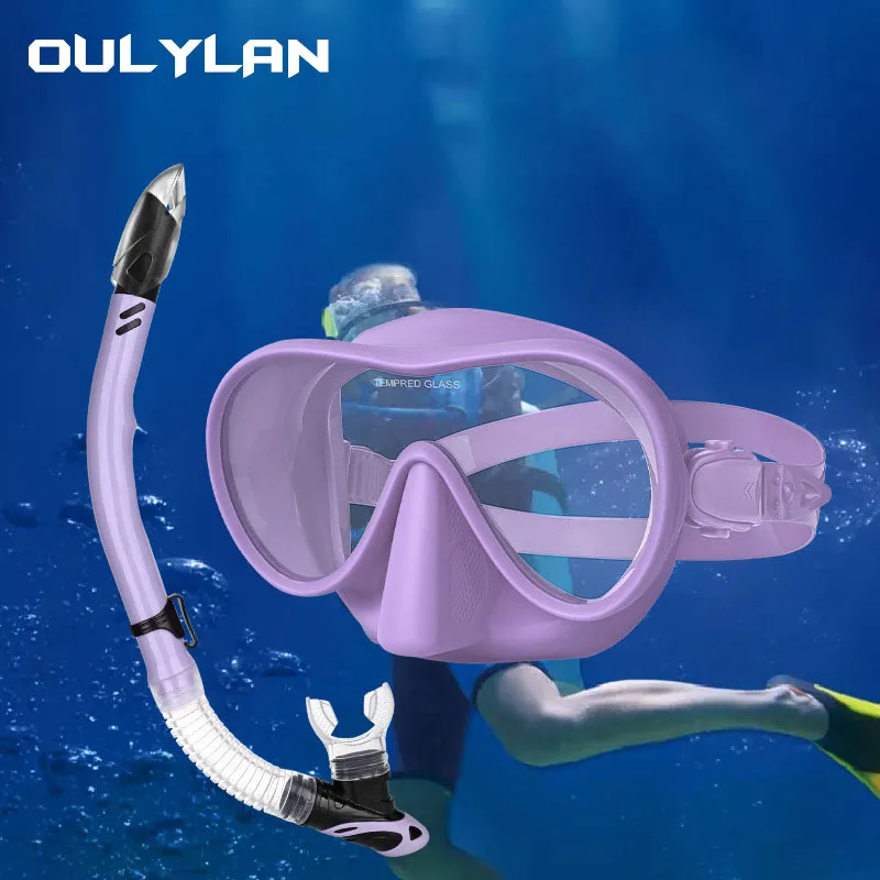 Oulylan-Adults-Scuba-Diving-Swimming-Glasses-Snorkel-Mask-Diving ...