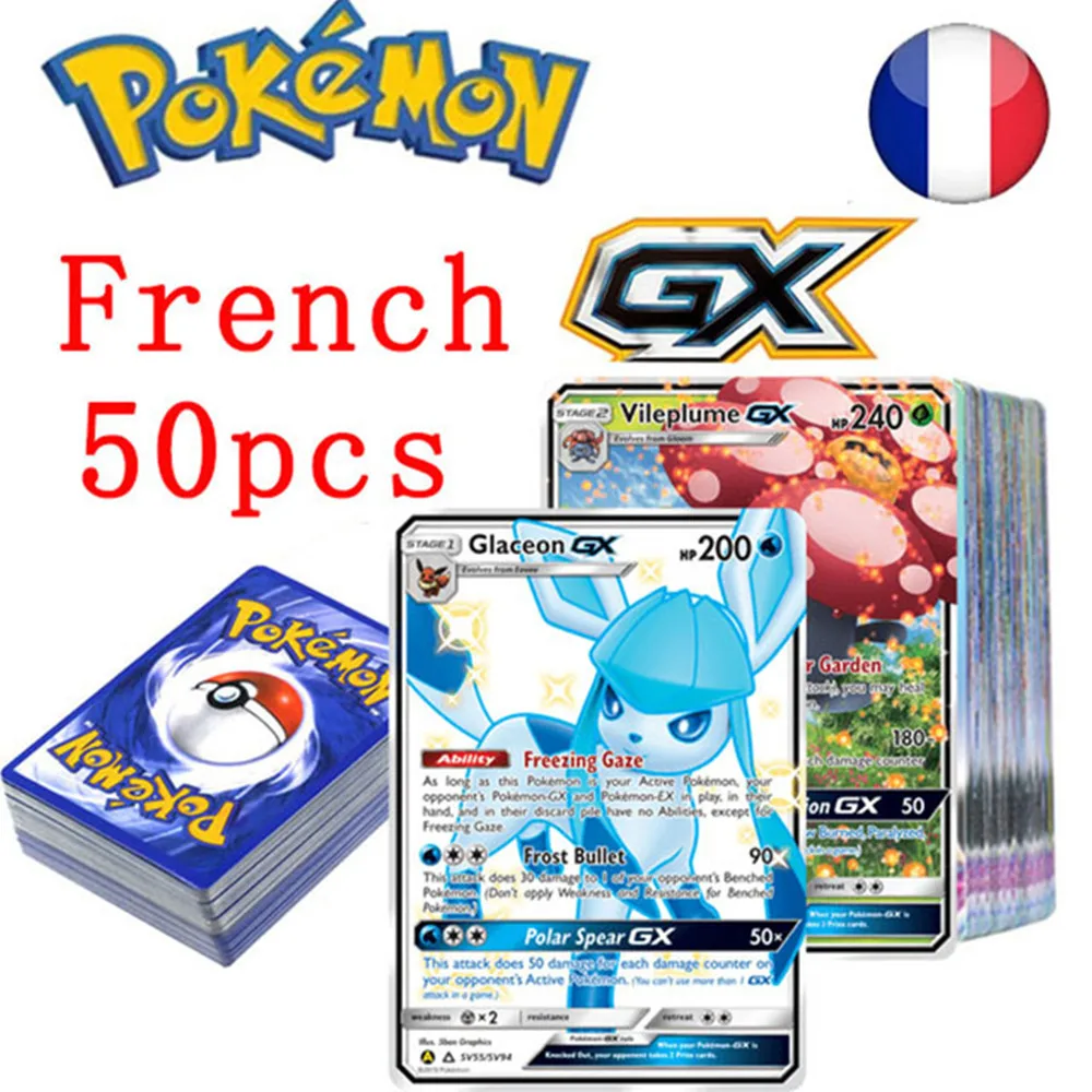 Cards in French Letters Charizard Arceus Vstar Vmax GX MEGA V-union ...