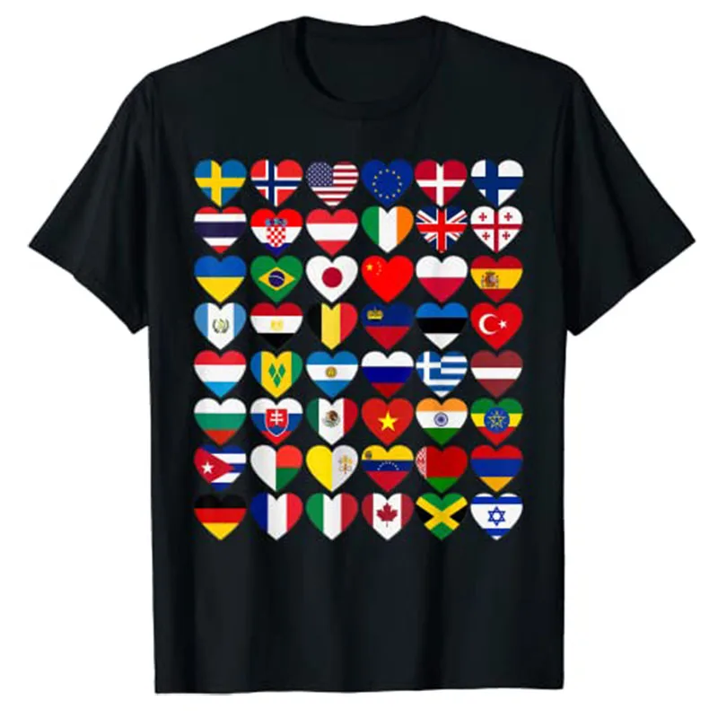 Flags of The Countries of The World,International Gift T-Shirt Funny ...