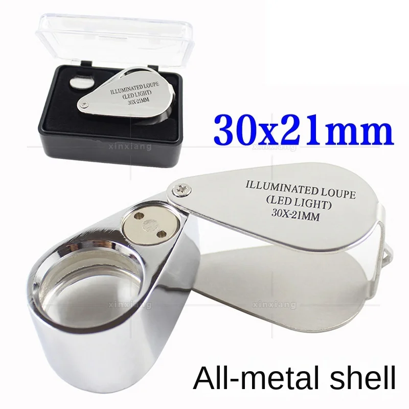 20pcs-30x-21mm-All-Metal-Folding-Identification-Jewelry-Mirror ...