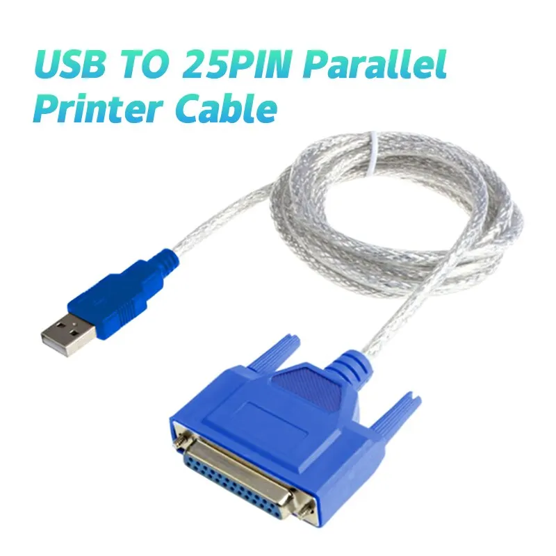 USB-To-25Pin-Parallel-DB25-Male-To-Female-Serial-Parallel-Printer-High ...