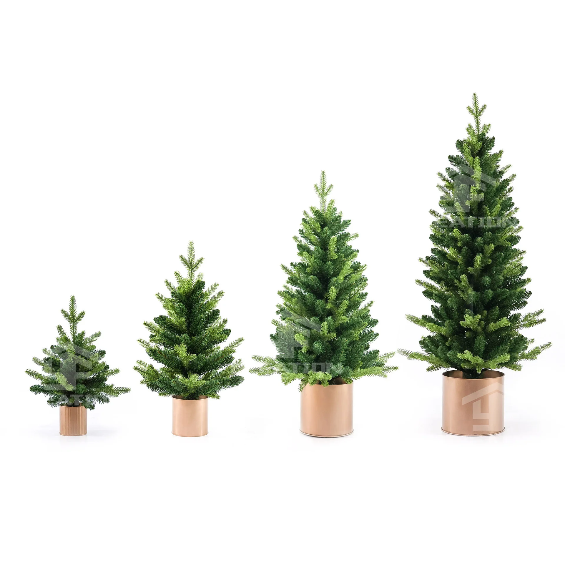 45CM-120CM-High-Quality-PVC-Artificial-Green-White-Christmas-Xmax-Tree ...