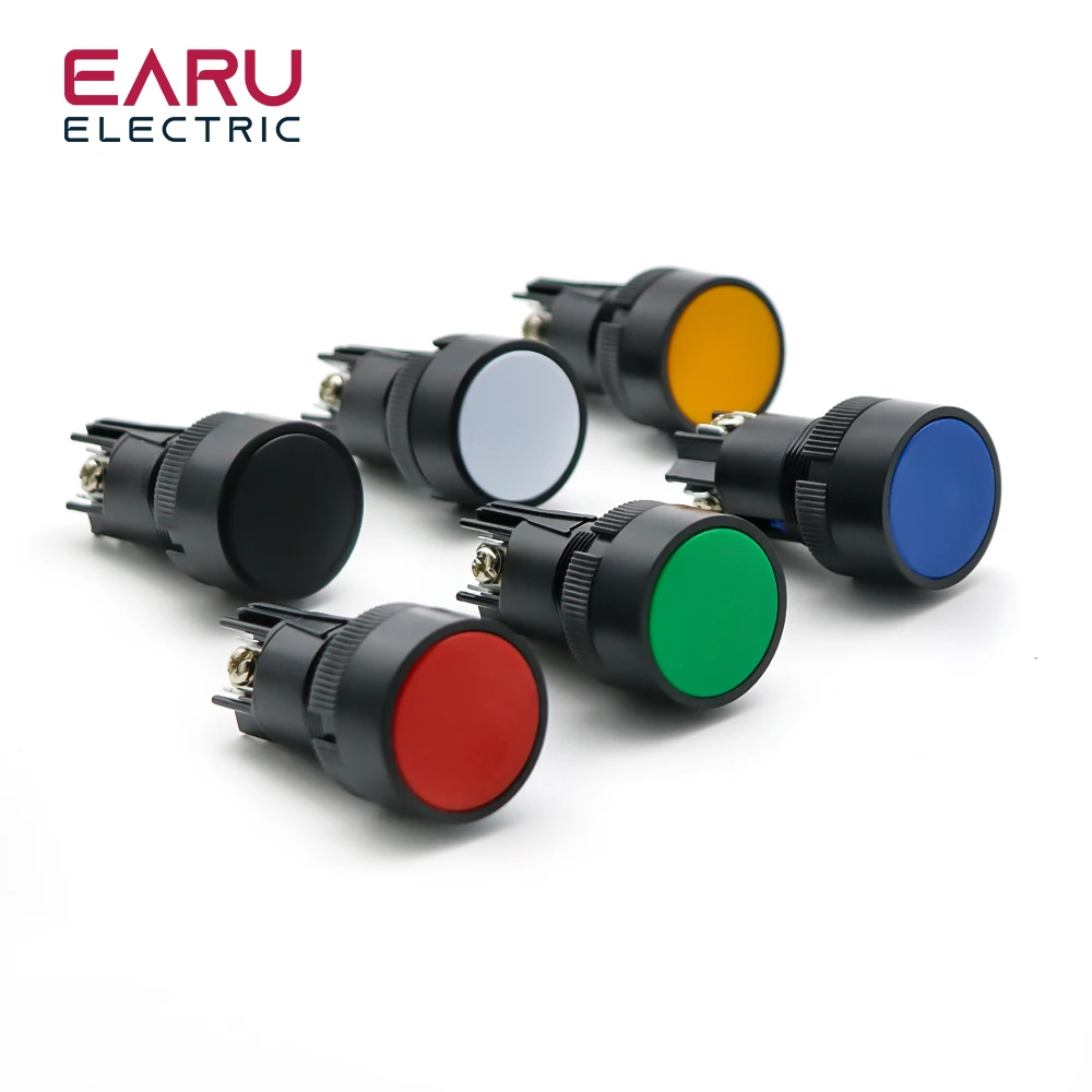 22mm-Momentary-Self-rest-Slef-return-Push-Button-Switch-Red-Green-Blue ...