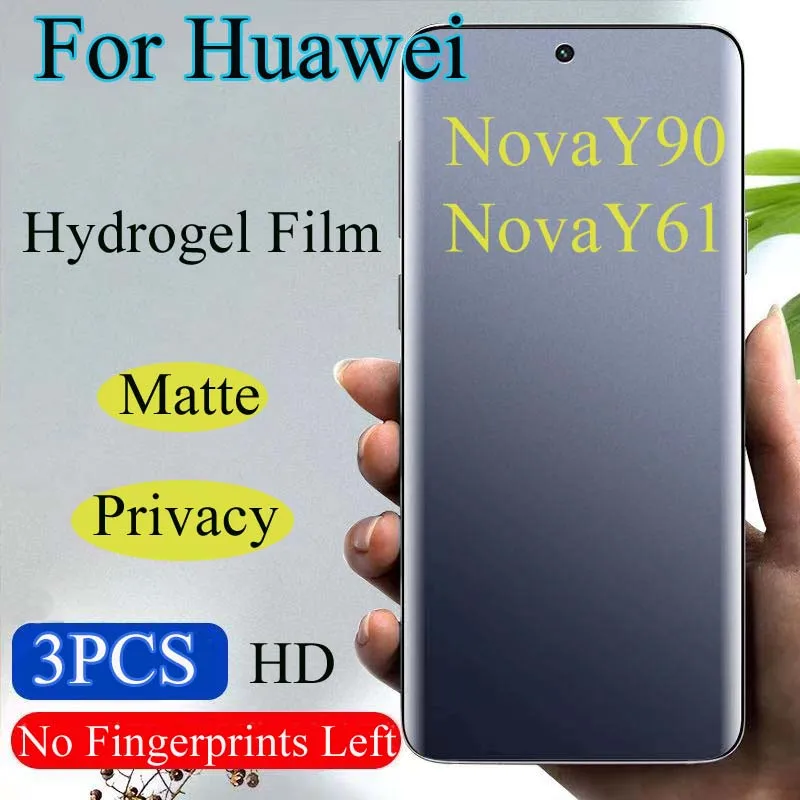 NovaY90-Matte-Screen-Protector-For-Huawei-Nova-Y61-Privacy-Hydrogel ...