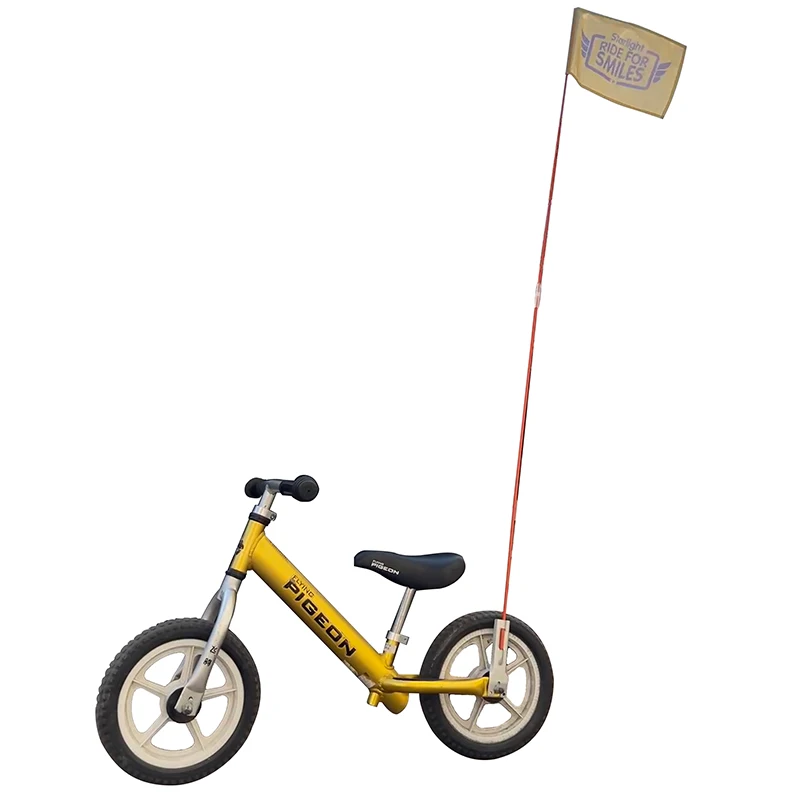 Custom printed Bicycle Flag Decorating Club Team Bike Safety Flags ...