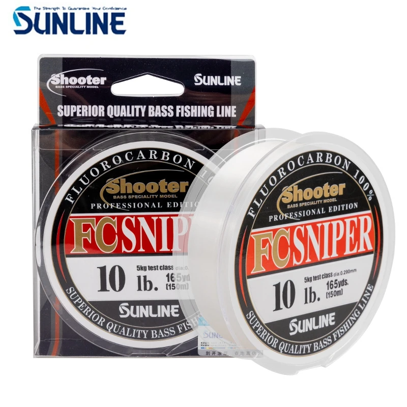 100-Original-SUNLINE-Shooter-FC-SNIPER-FLUOROCARBON-Fishing-Line-3LB-30LB-150m-Fishing-Line.jpg