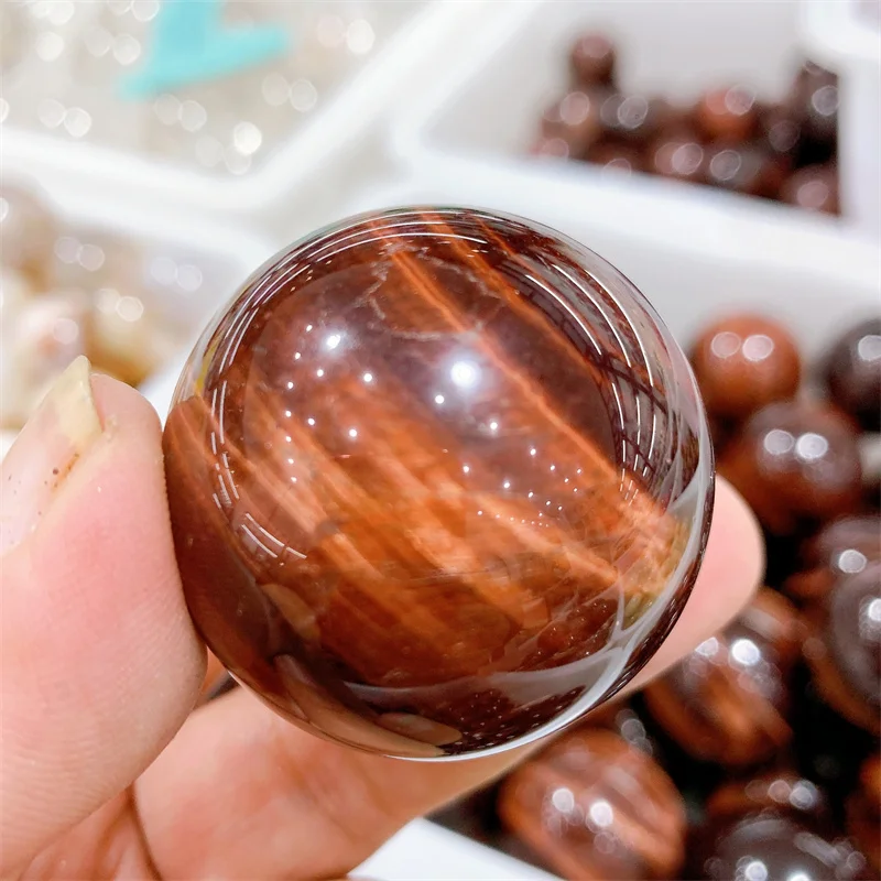 Natural-Red-Tiger-Eye-Stone-Sphere-Ball-Home-Decoration-Witchcraft ...