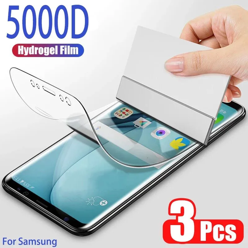 3PCS Hydrogel Film For Samsung Galaxy S8 S9 Plus S10 S20 S21 S22 S23 5G ...