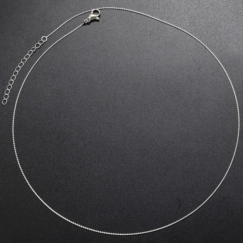 ZHUKOU-0-75mm-super-thin-necklace-for-women-brass-adjustable-Necklace ...