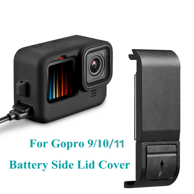 Flip-Battery-Cover-for-GoPro-Hero-12-9-Black-Removable-Battery-Lid-Door ...