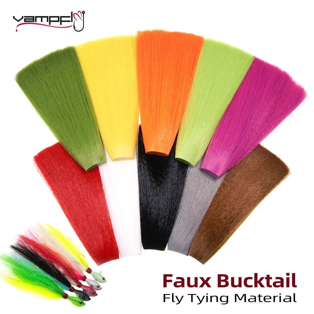 Vampfab-Long-Capered-Faux-Bucktail-Fishing-Lure-amarrando-Material-para ...