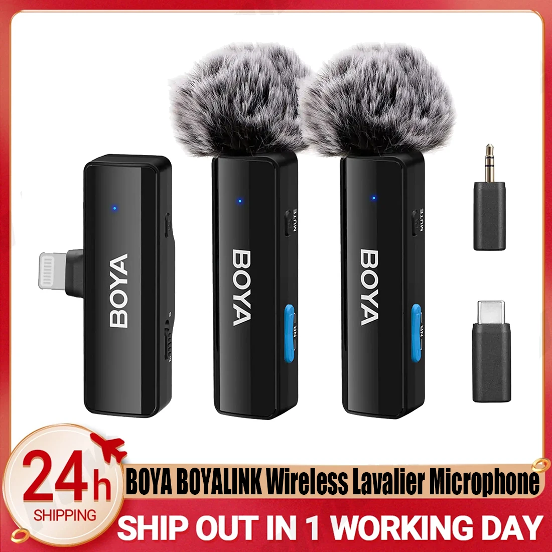 BOYA-BOYALINK-A-Wireless-Lavalier-Microphone-for-iPhone-iPad-Android ...