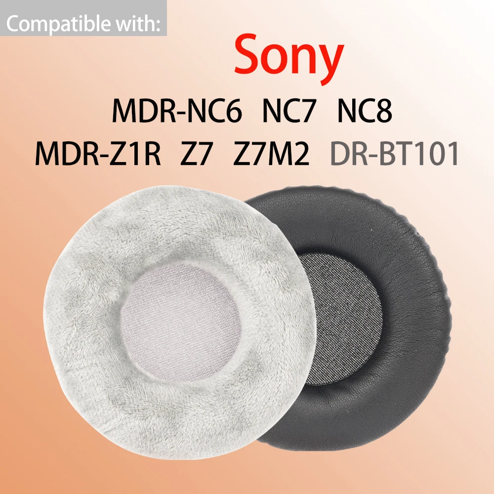 DR-BT101 ソニー MDR-NC6 NC7 NC8 ヘッドフォン Z1R Z7 Z7M2 イヤークッション交換用ヘッドセットパッドカバー ...