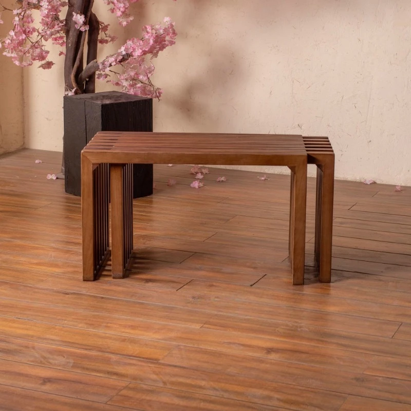 Creative Retractable Pull-out Bench, New Zealand Pine Solid Wood Shoe ...