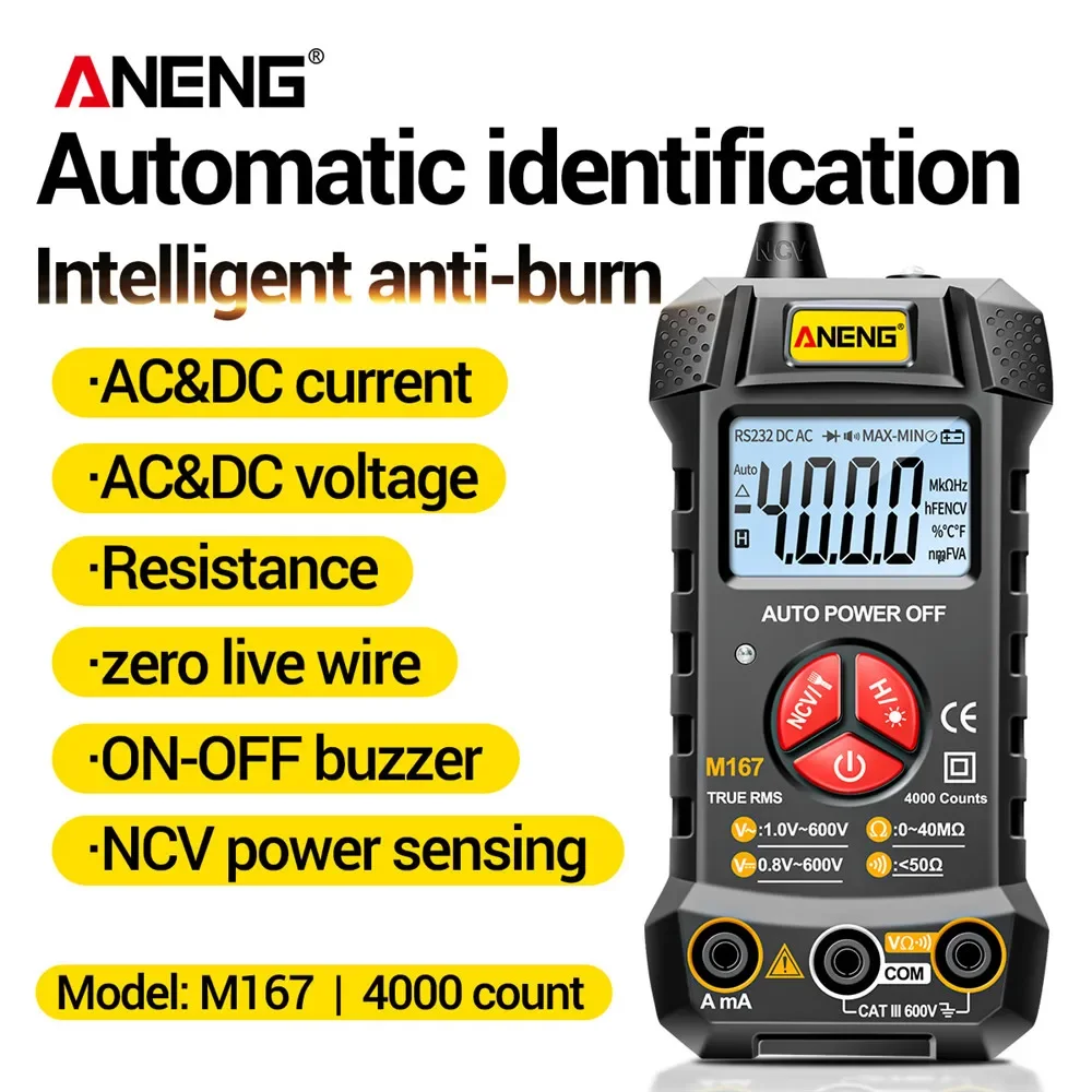 ANENG-M167-Dijital-Mini-Multimeter-Profesiyonel-4000-Kontu-AC-DC ...