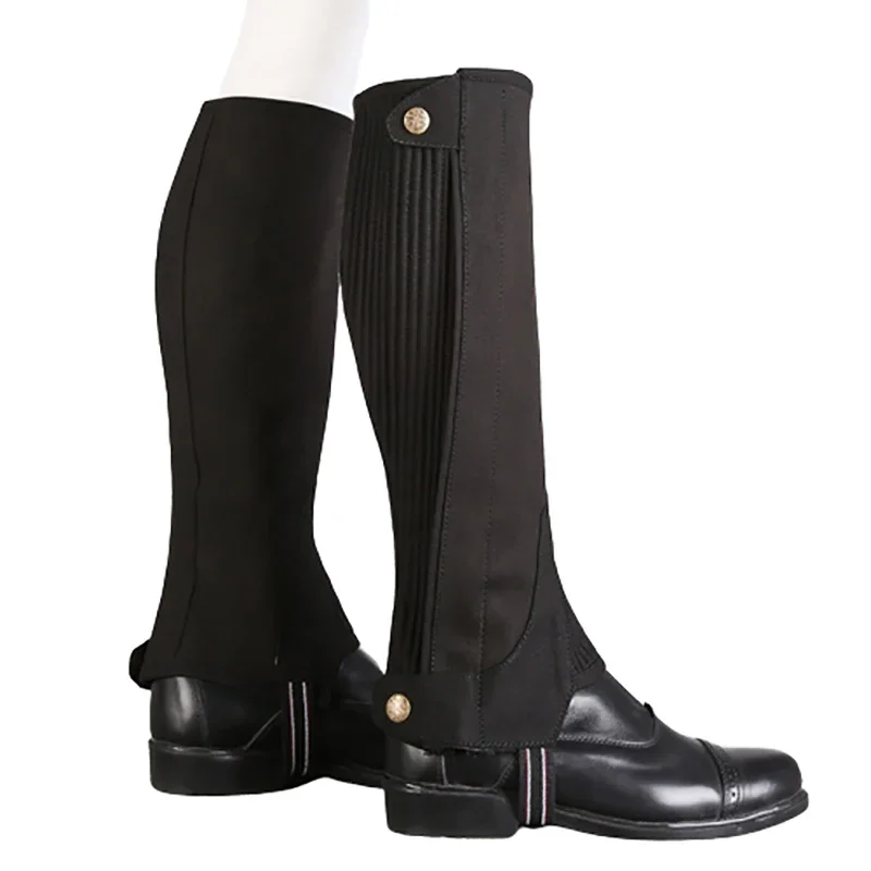 Microfiber Equestrian Gaiter Half Chaps Durable Horse Riding Boots ...