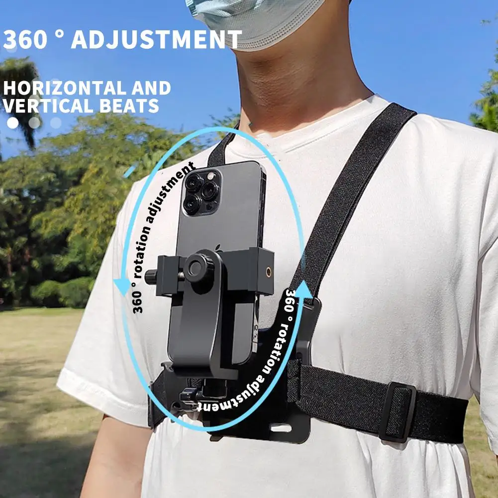 New Chest Phone Fixing Bracket For Cycling Rowing Fishing Outdoor ...