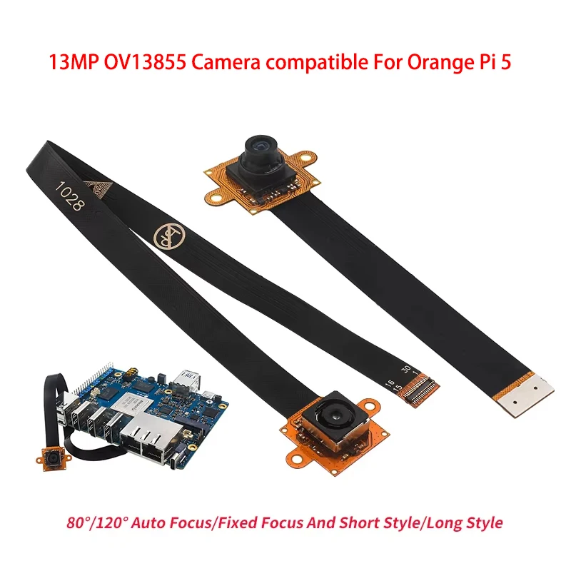 OV13855 Camera Module 80° Auto Focus 30PIN 70MM Length HD 13MP MIPI ...