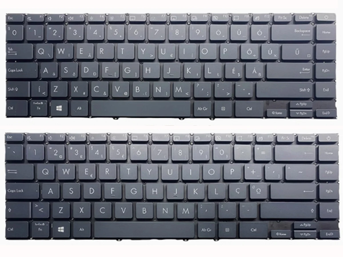 Hungarian Portuguese Spanish UK Keyboard for ASUS ZenBook 13 UX325 ...