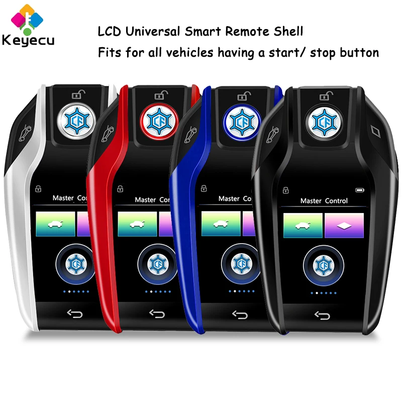 KEYECU English CF618 LCD Smart Key Shell for BMW for Benz for Audi for ...