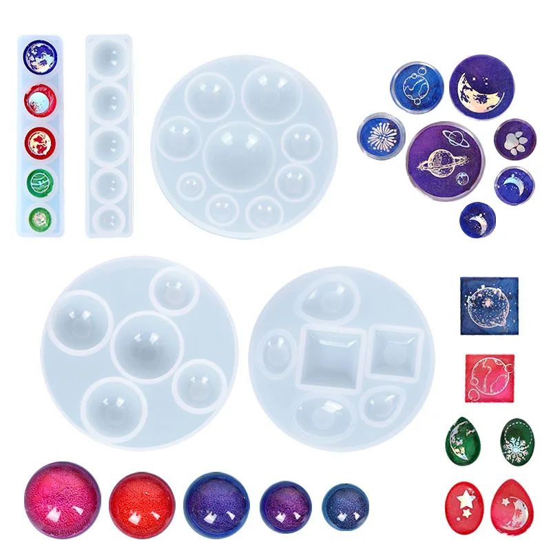 DIY-Time-Gem-Mold-Can-Be-Equipped-With-Bottom-Glass-Plate-Silicone-Mold ...