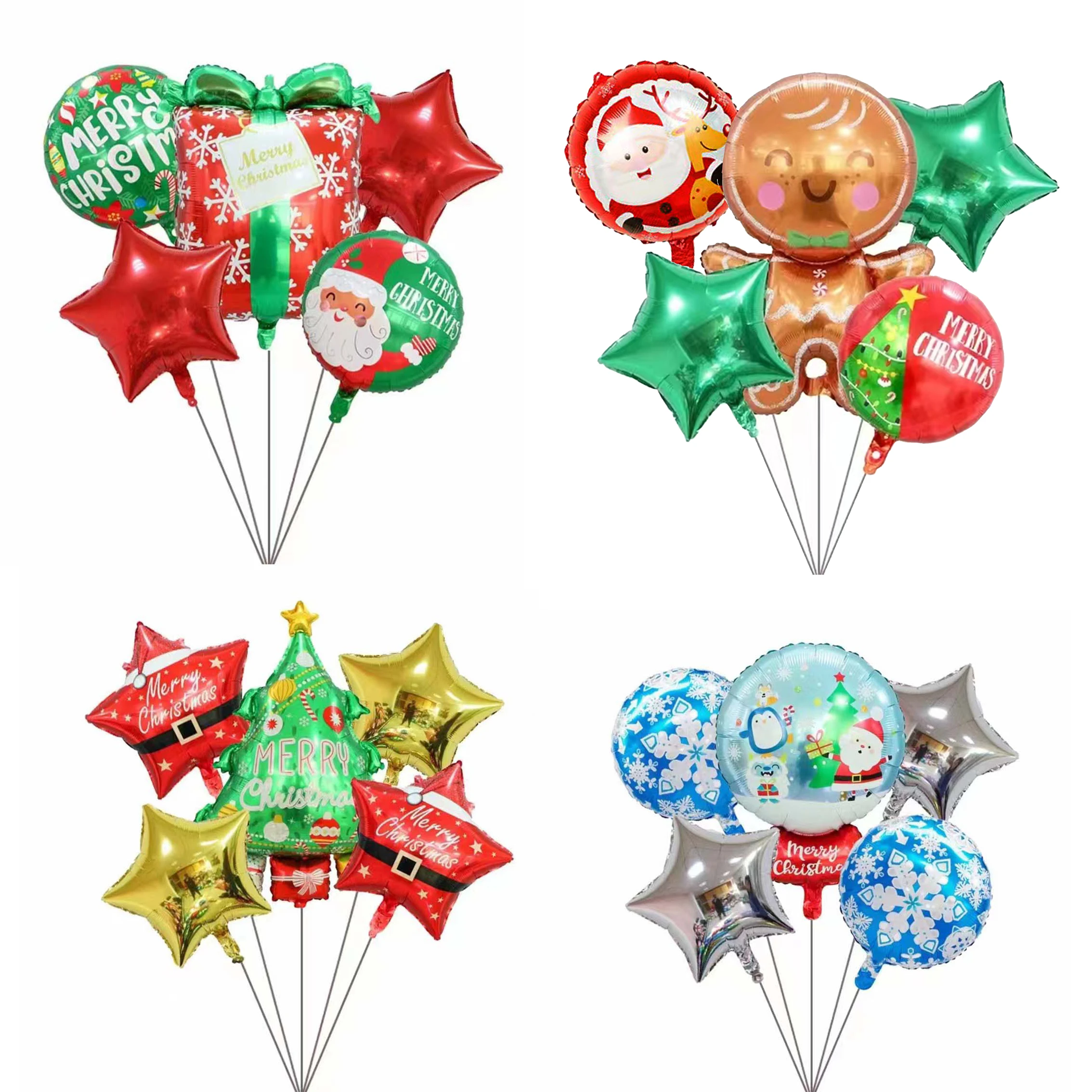 Christmas Party Balloon Decoration Package Merry Christmas Scene ...