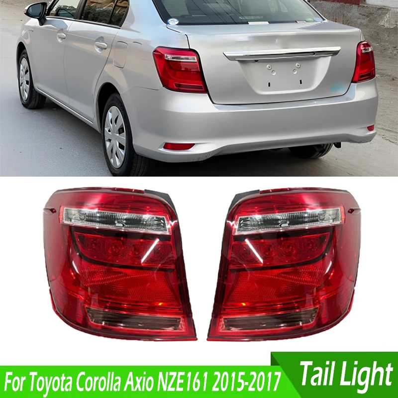 For Toyota Corolla Axio NZE161 2015 2016 2017 Car Rear Bumper Taillight ...
