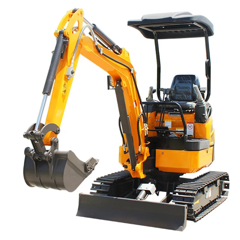 Mini-excavadoras-de-retroexcavadora-con-cabina-motor-di-sel-compacto ...