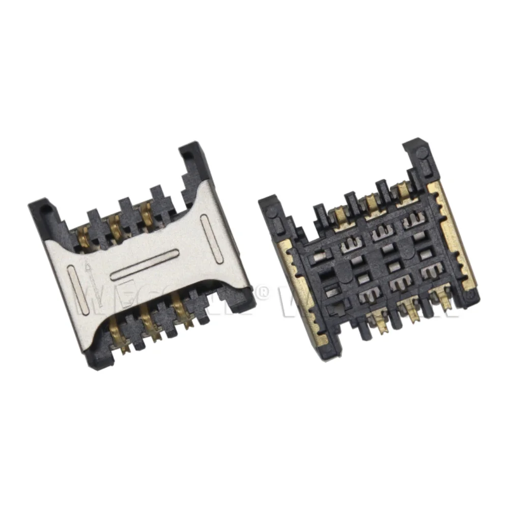 Manufacture-directly-sell-SIM-card-adapter-6pin-SMT-push-pull-Micro-SIM ...